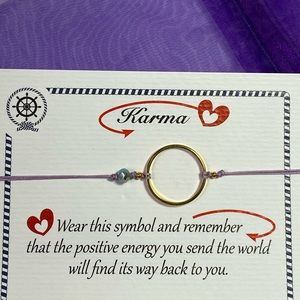 M.K.A | Jewelry | Good Luck Karma Charms Bracelet | Poshmark